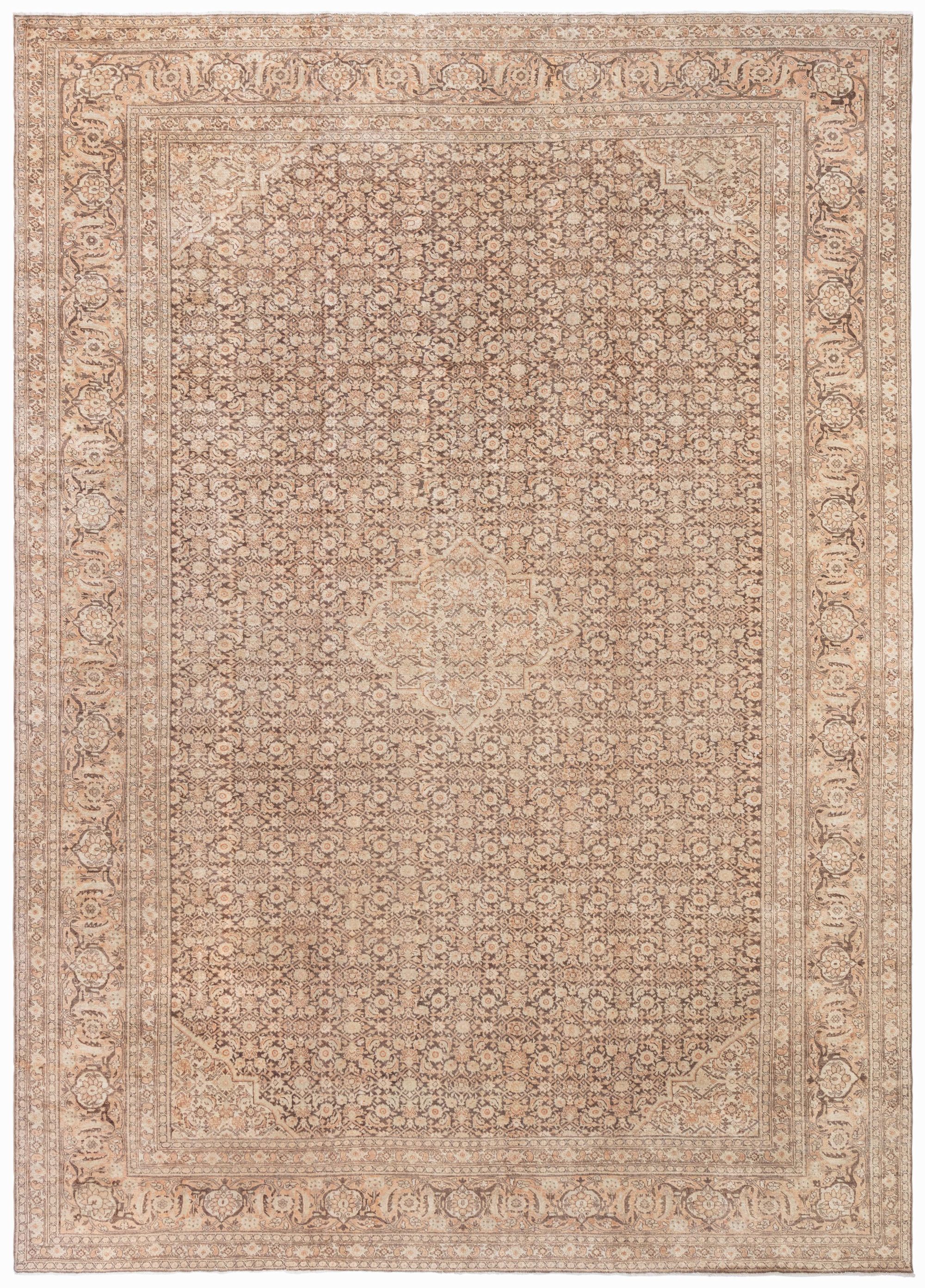 Antique Persian Tabriz Carpet , index: BB8540