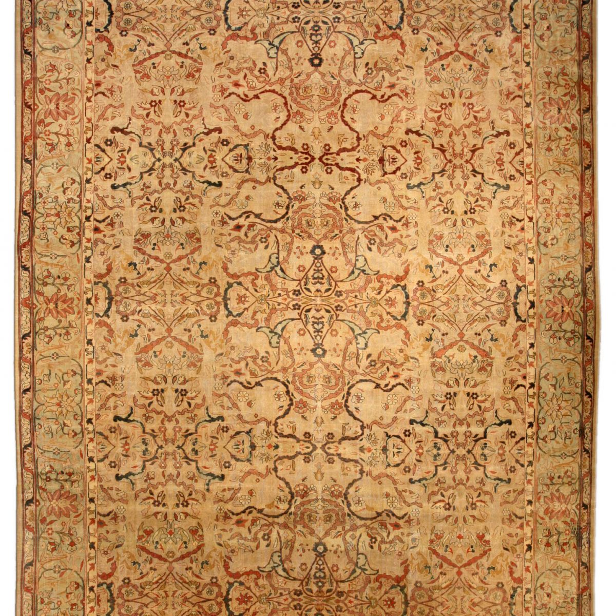 Vintage Indian Carpet , index: BB4141