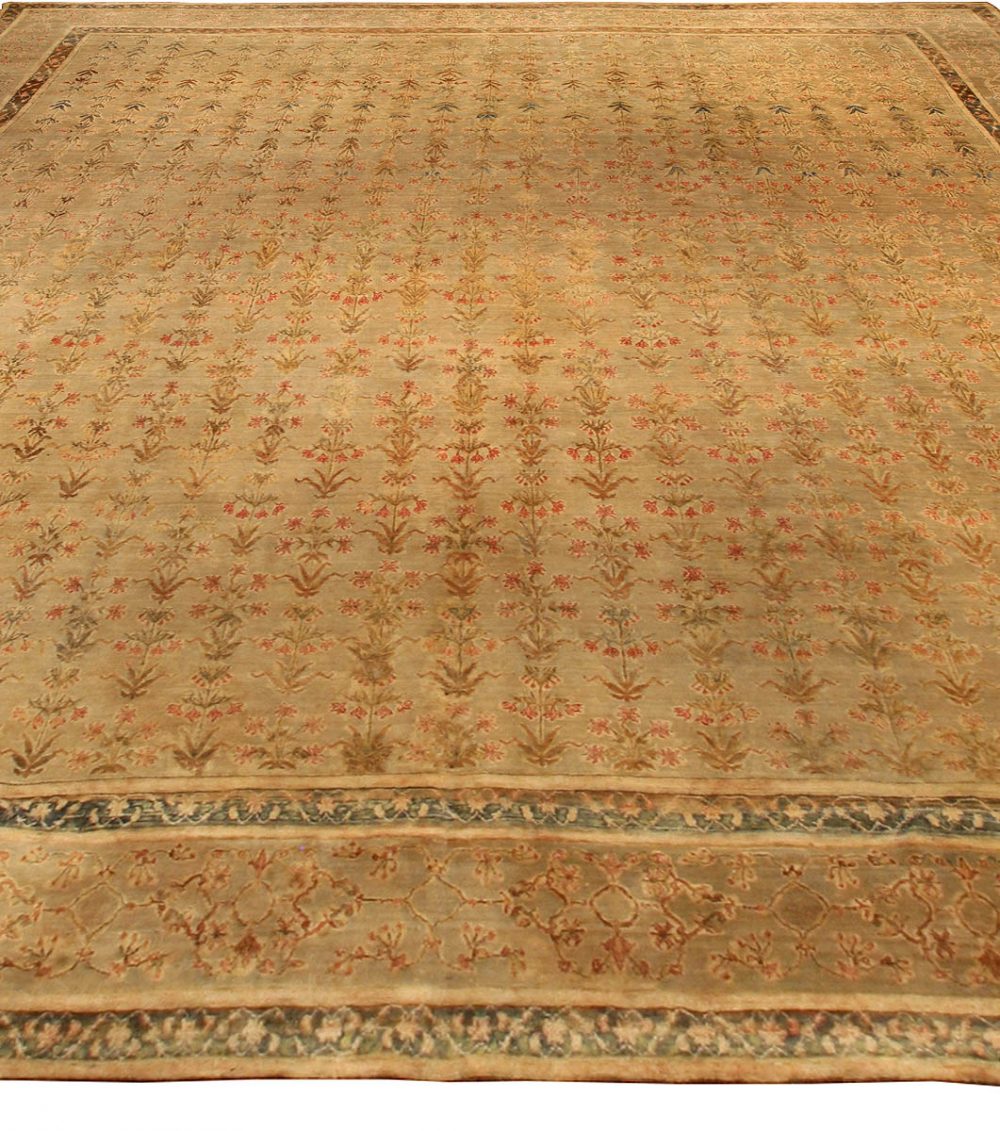 Fine 19th Century Indian Agra Carpet , index: BB3012