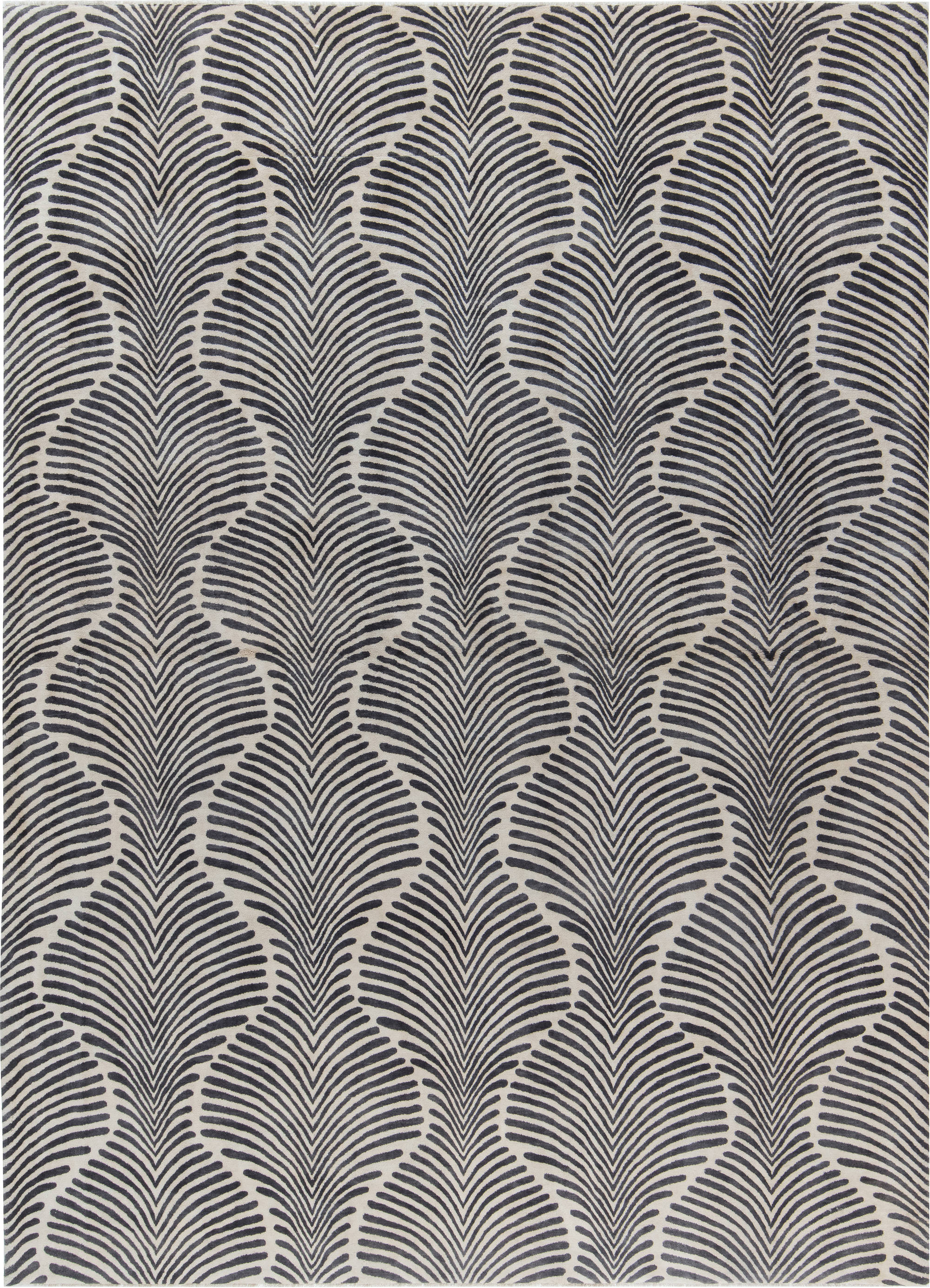 Modern Finger Print Rug , index: N12321