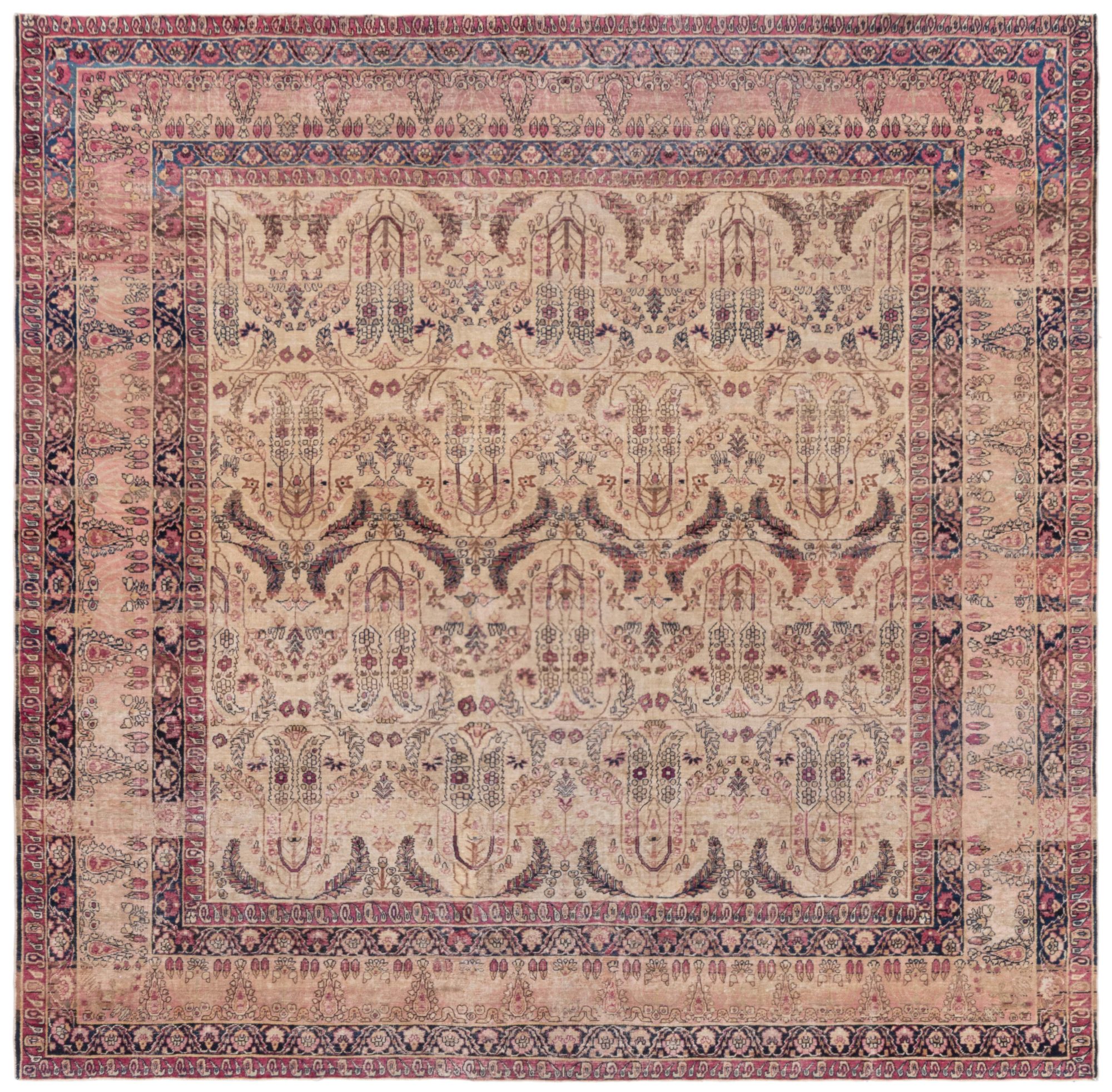 Persian Kirman Rug , index: BB8792